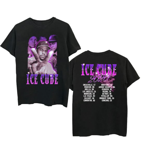 Ice Cube Merch Purple Peace Dateback Tour T-shirt - Official Ice Cube ...